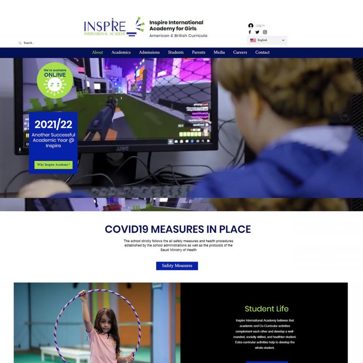 Inspire International Academy – Sara United Advertising